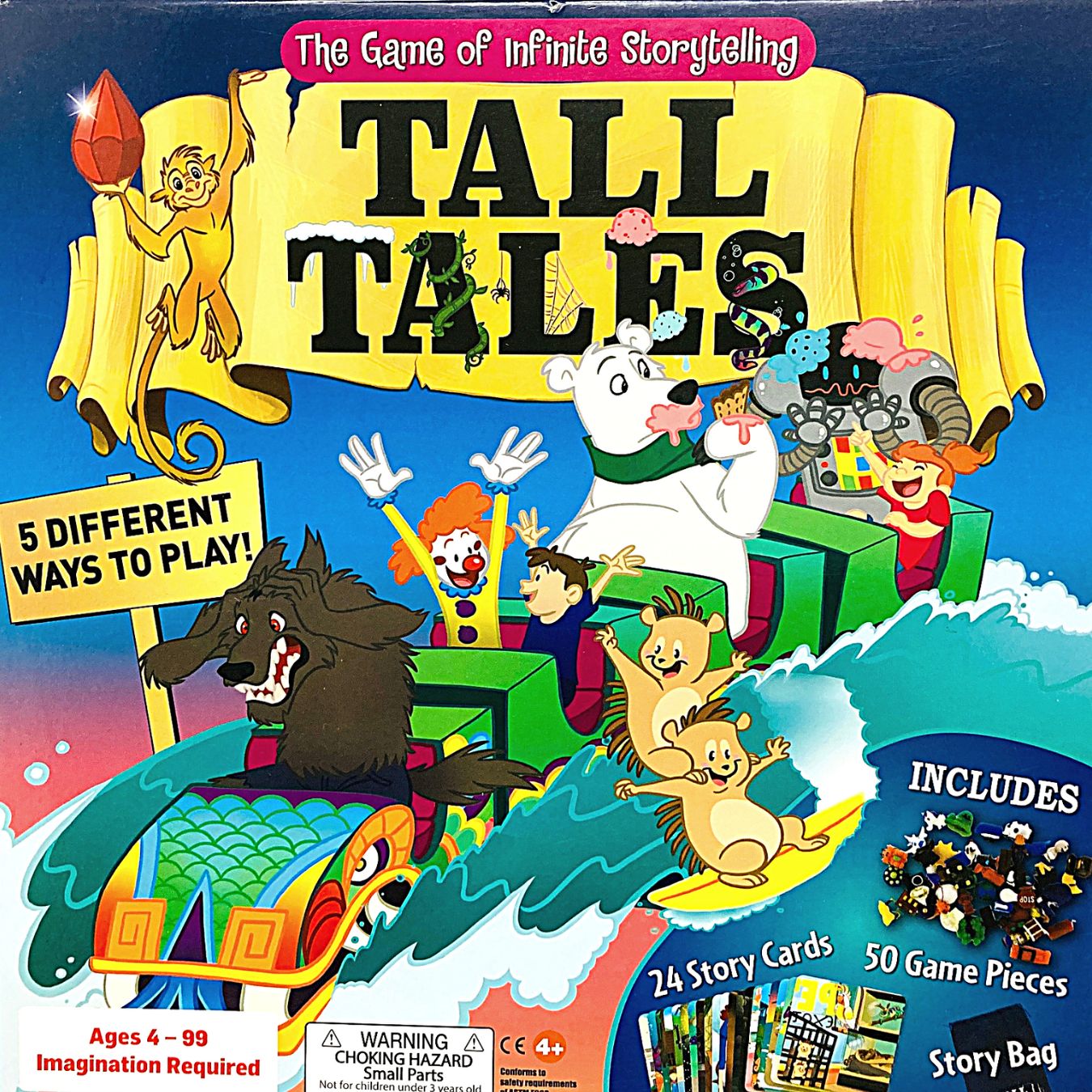 FREE Tall Tales Storytelling Game - Pinwheel Speech Resources
