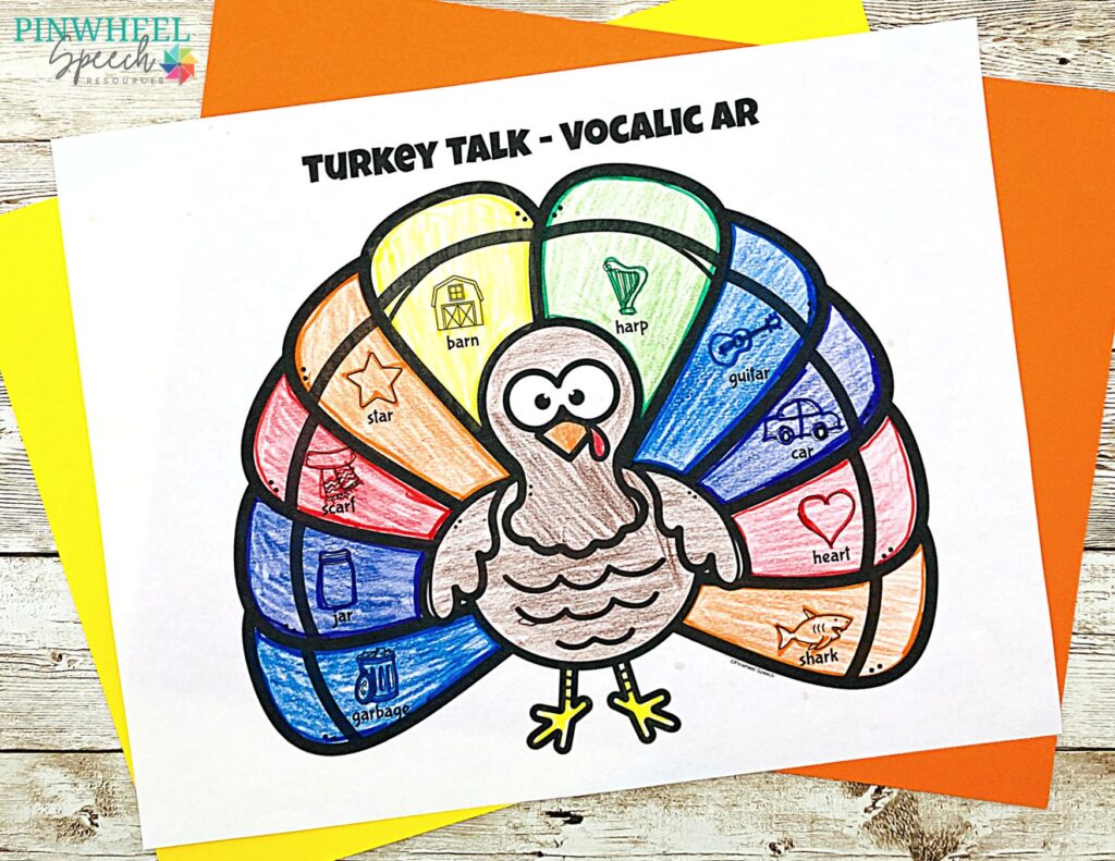 Thanksgiving Speech Therapy Ideas - Pinwheel Speech Resources
