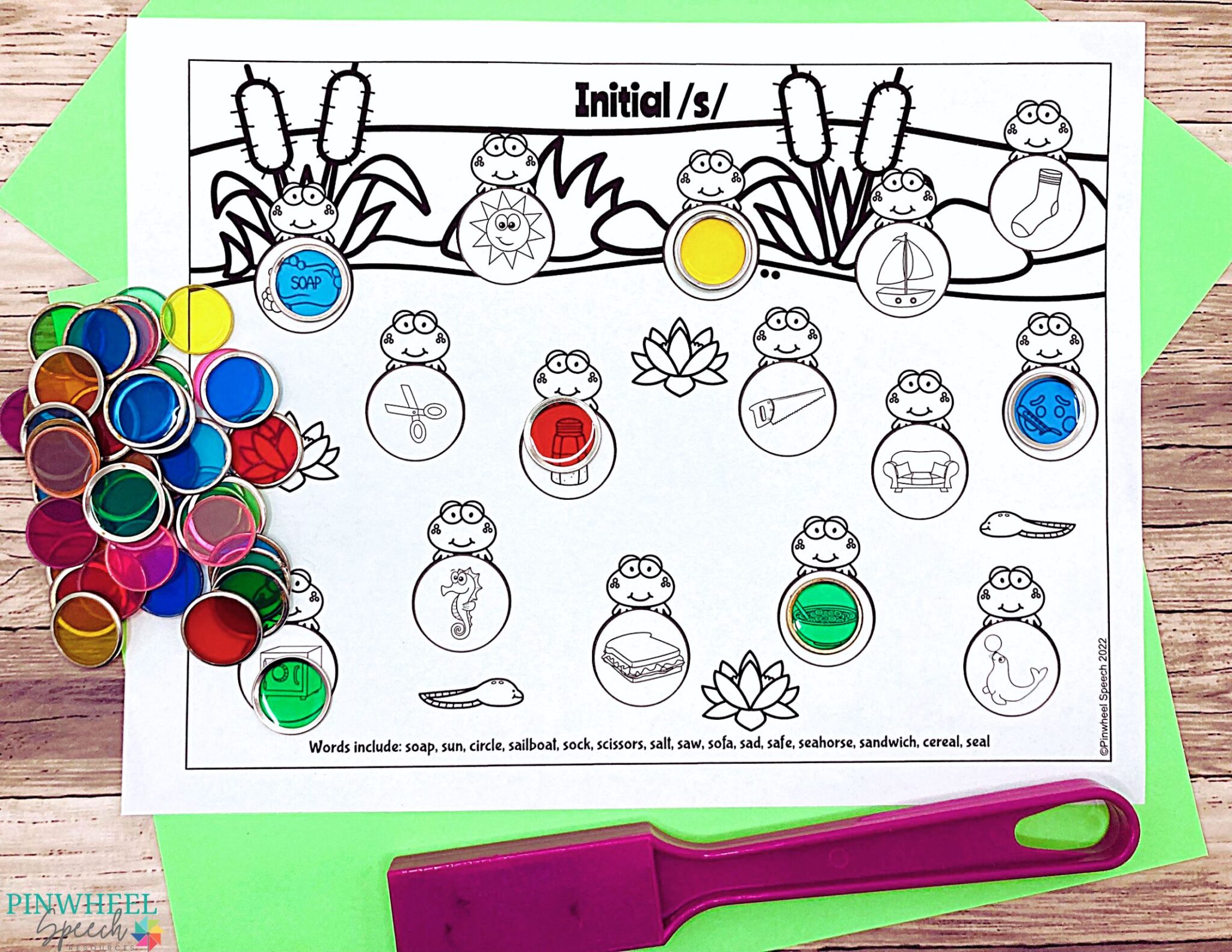 Frog Theme Speech Therapy Activities - Pinwheel Speech Resources