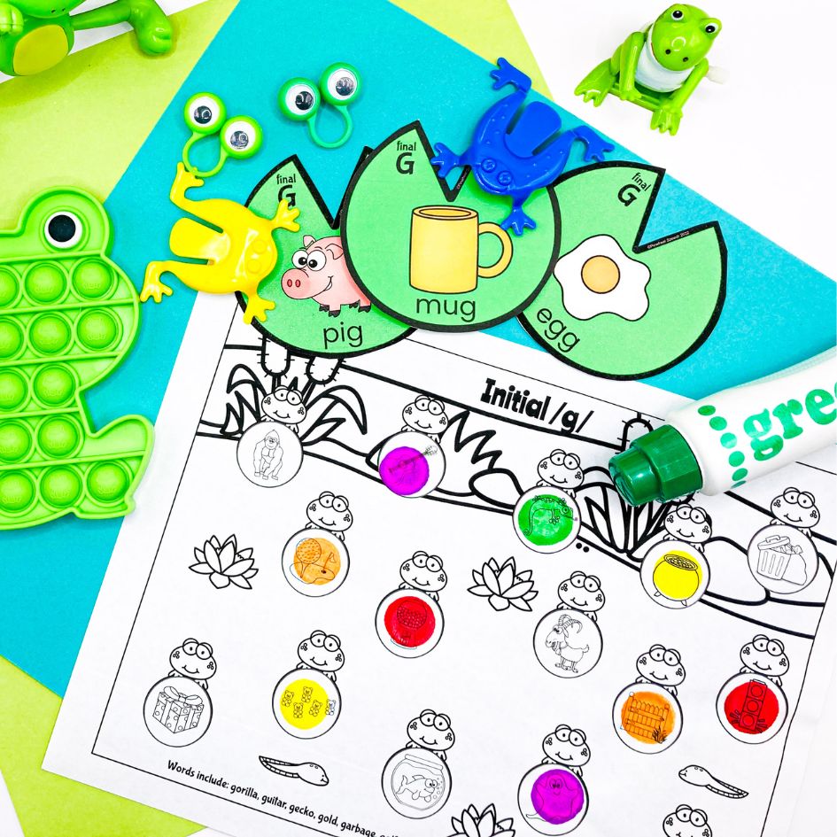 Frog Theme Speech Therapy Activities - Pinwheel Speech Resources